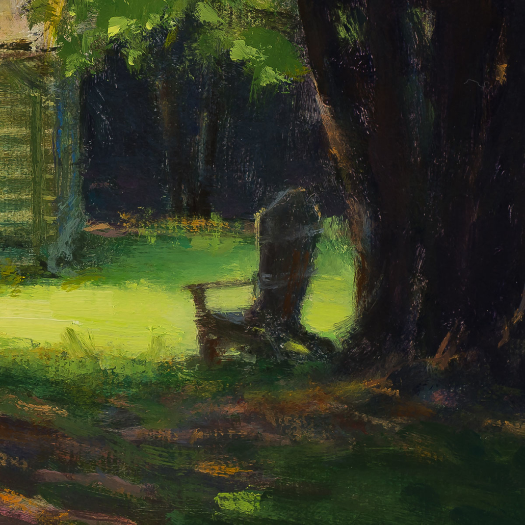 Backwoods Cabin and Chair - Rossow Fine Artwork Photography